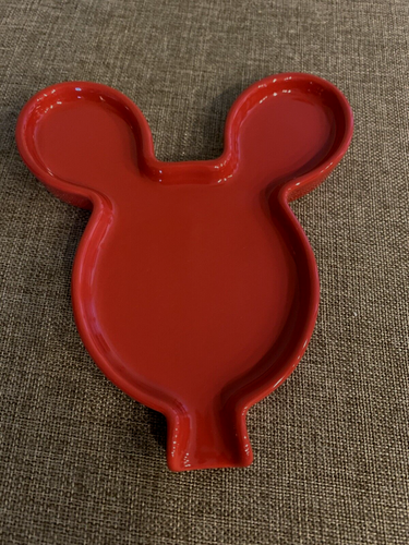 Disney Parks Red Mickey Balloon Ceramic Spoon Rest Mouse Wares NEW | eBay