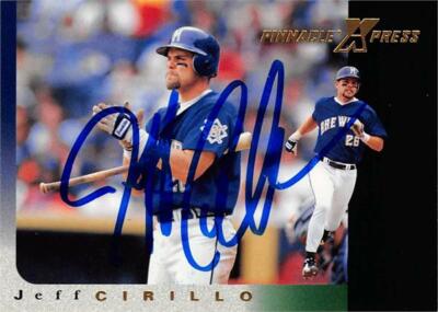 Jeff Cirillo autographed Baseball Card (Brewers) 1997 Pinnacle Xpress ...