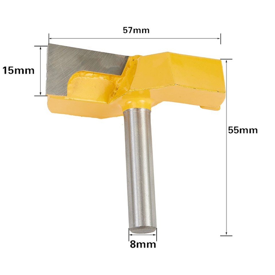 8mm Shank Bottom Joint Router-Bit Plate Flattening Woodworking Tool ...