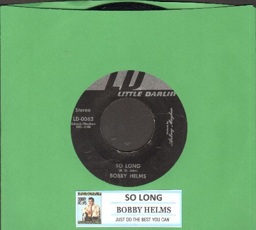 Helms, Bobby - So Long LD 62 Vinyl 45 rpm Record | eBay