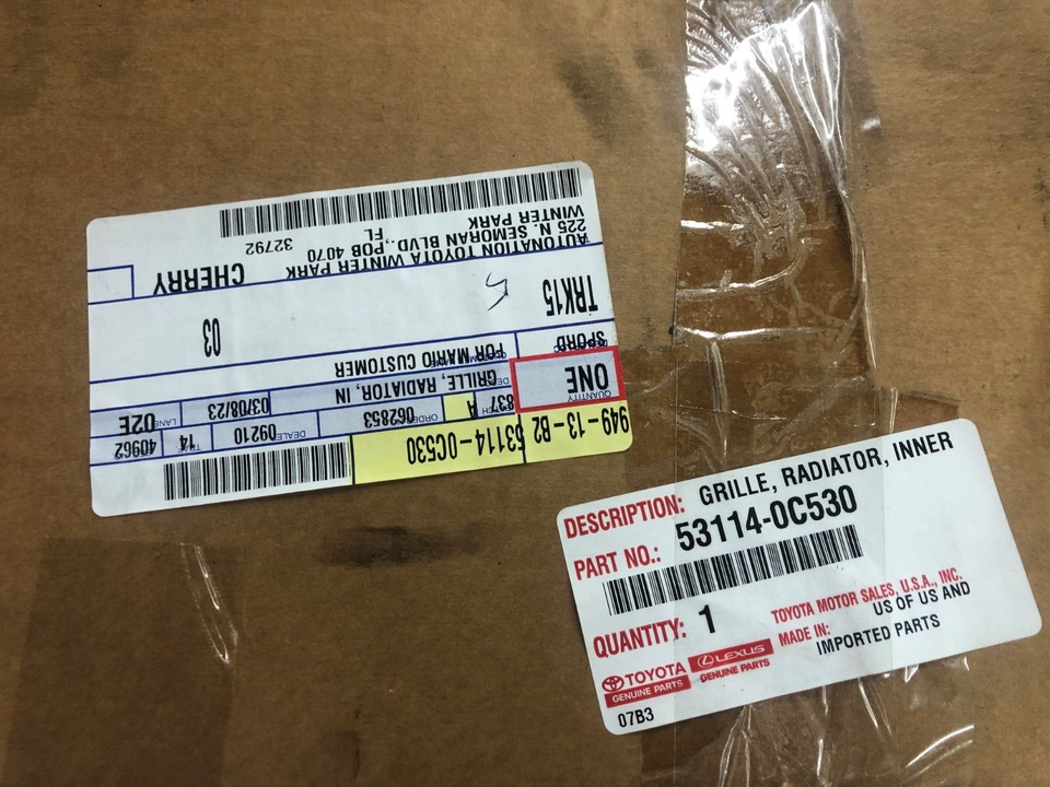 Genuine Toyota 53114-0C530 2023 & Newer Sequoia TRD PRO Grill Insert | eBay