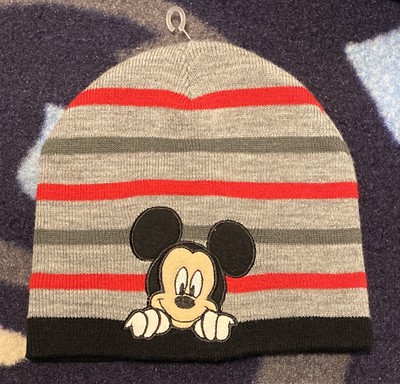 Disney Junior Mickey Mouse Clubhouse Hat Toddler 2T-5T New Gray Red ...