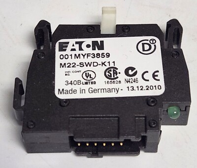 EATON MOELLER M22 SWD K11 Contact Block 1 Pole Quick Connect | eBay