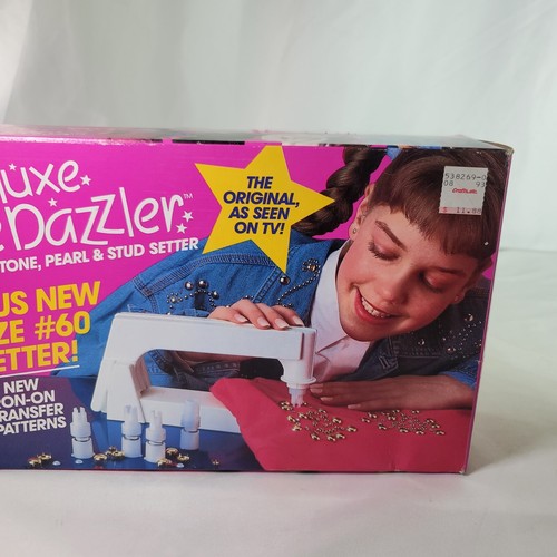 Vintage BeDazzler Rhinestone Stud Setter 90's Patterns Instructions Box ...