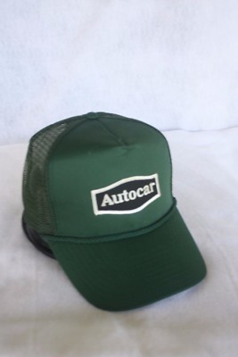 AUTOCAR TRUCKS HAT WITH PATCH ADJJUSTABLE SNAP SIZING DARK GREEN | eBay
