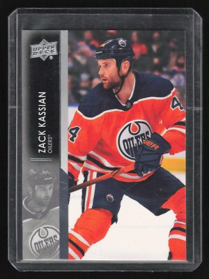2021-22 Upper Deck Hockey Zack Kassian #322 Blank Back Error SSP | eBay