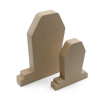Freestanding Halloween Headstone shapes 18mm MDF Wooden Craft Blank ...