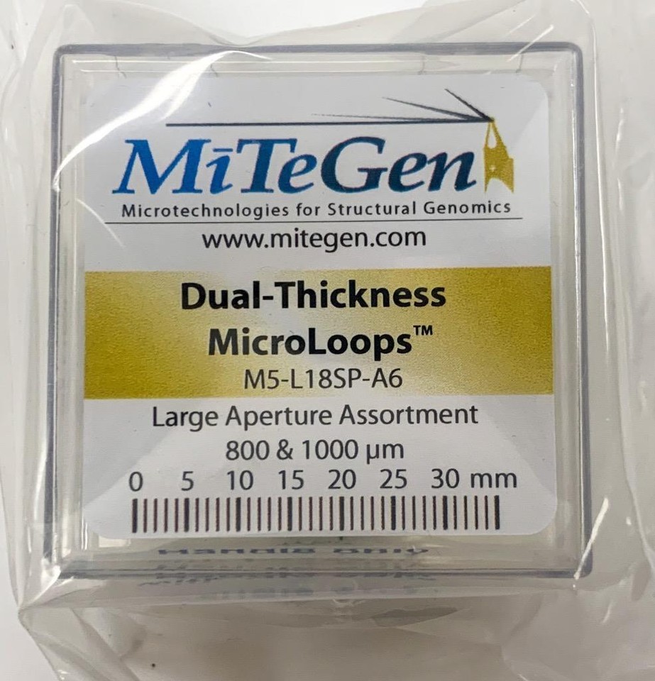 MiTeGen M5-L18SP-A6 Dual-Thickness MicroLoops 800 & 1000 µ m New Lot of ...