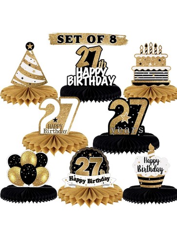 decoraciones para fiestas de cumpleaños De 27 Años | eBay