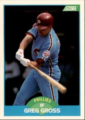 1989 Score Greg Gross Philadelphia Phillies #125 | eBay