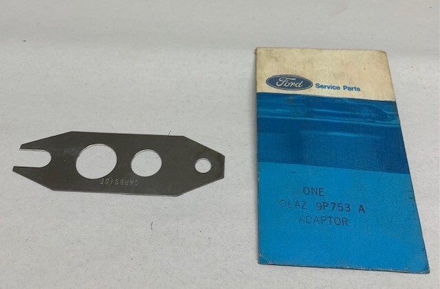 1978 Ford T-Bird EGR ADAPTER Exhaust Gas Recirculating Valve 400 D8AZ ...