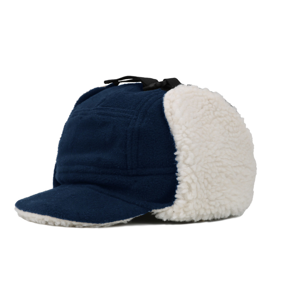 Windproof Ear Flaps Hat Winter Windproof Soft Warm Polar Fleece Beanie ...