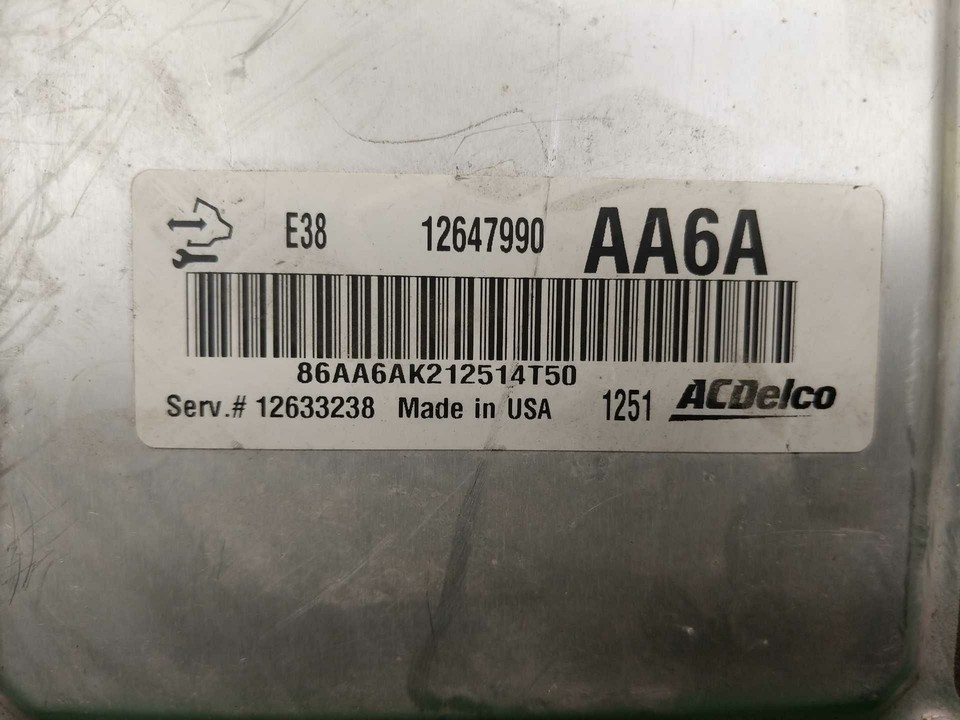 2010-2013 SILVERADO SIERRA 1500 ECU Engine Control Module 4.8L P/N ...