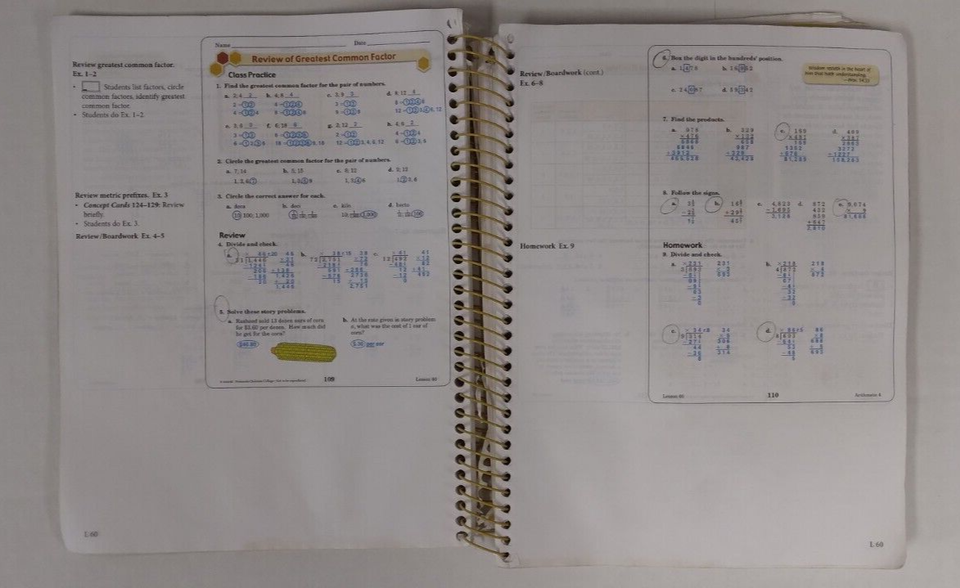 Abeka Arithmetic 4th Grade, Work-text Teacher Edition, 4th edition | eBay