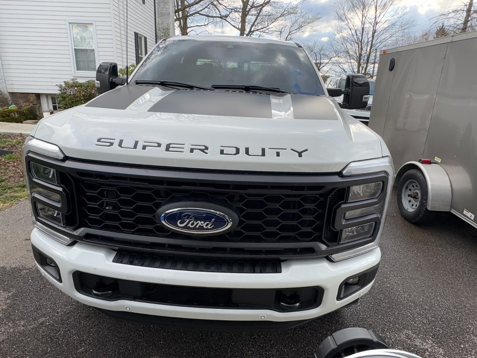 Fits Ford F350 F250 Super Duty Hood Stripes Vinyl Graphics Decal 2023 ...
