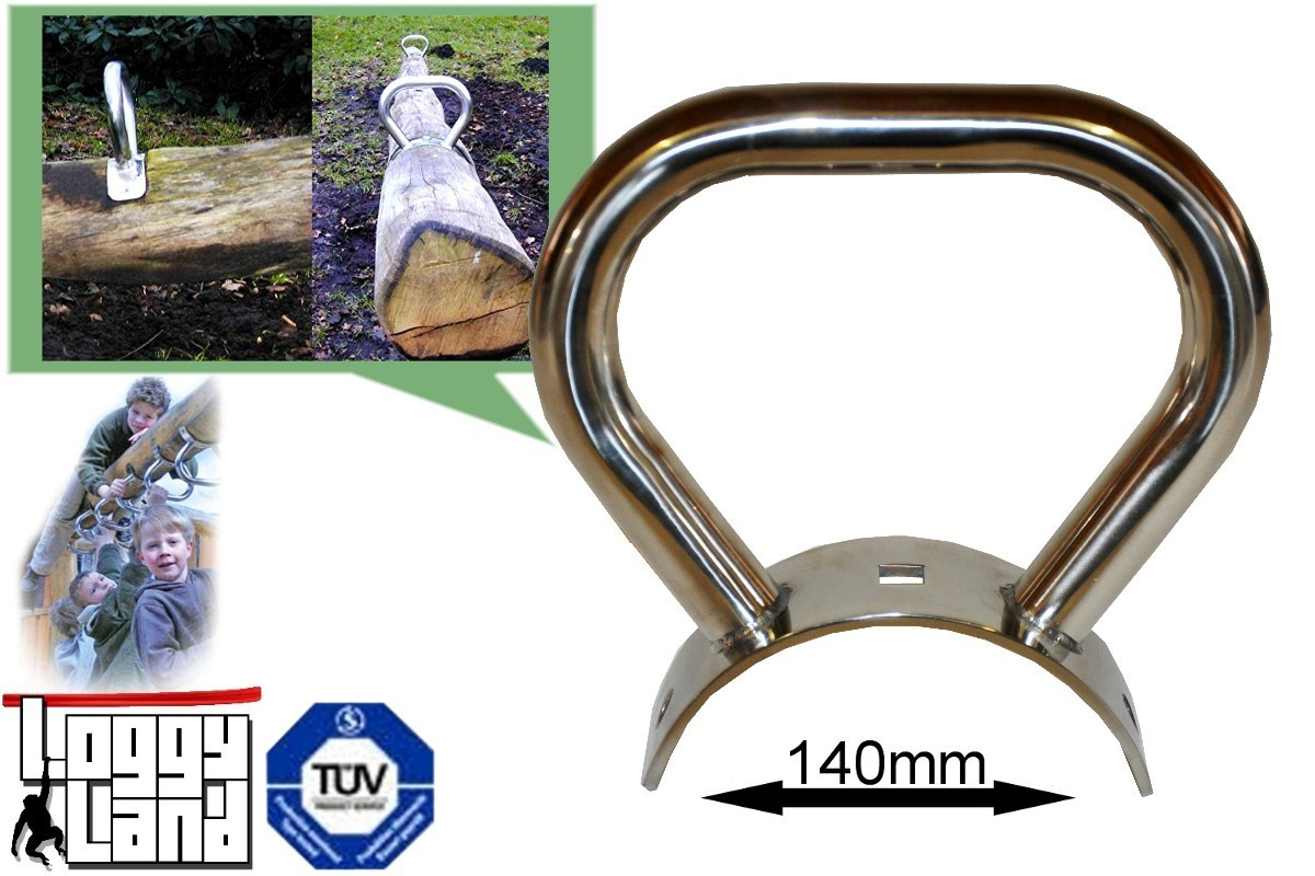 Wippengriff Hangelgriff für Rundholz 160 mm Zubehör Wippe Spielturm ...