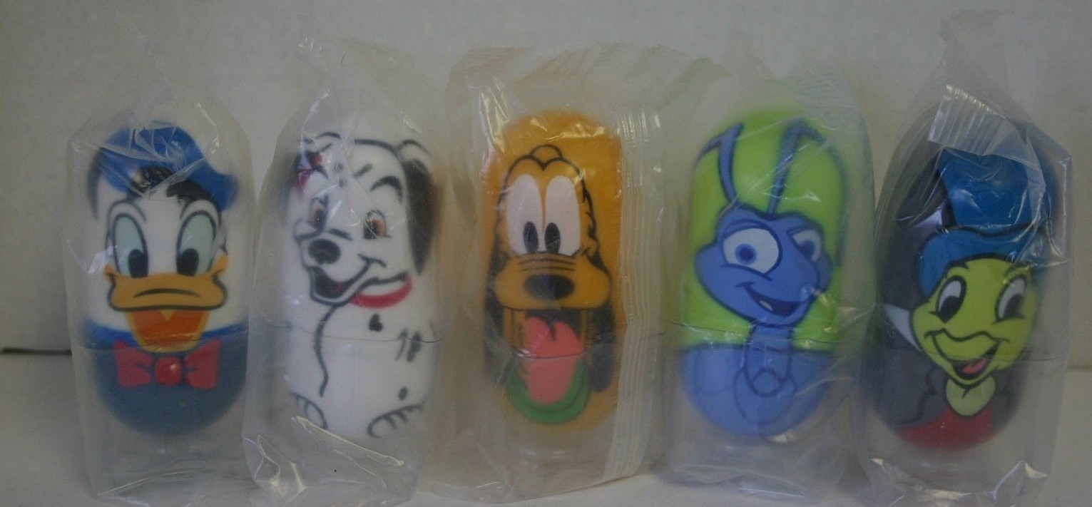 Kellogg Disney Wobbler Toys Donald Duck, Lucky, Pluto, Flix, Jiminy ...
