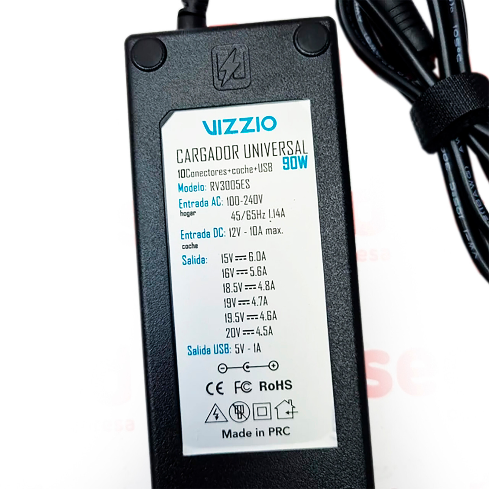 Charger Universal Laptop Notebook 90w Transformer 10 Adapters Computer ...