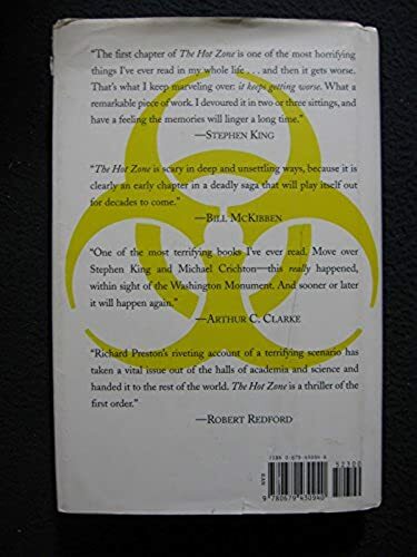 The Hot Zone [1994 Hardcover] Preston, Richard Story of Ebola Virus in ...
