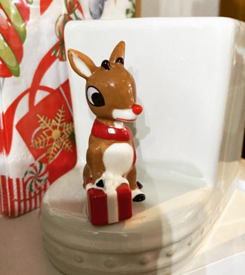 Nora Fleming Mini Rudolph the Red Nosed Reindeer A285 New Release RARE ...