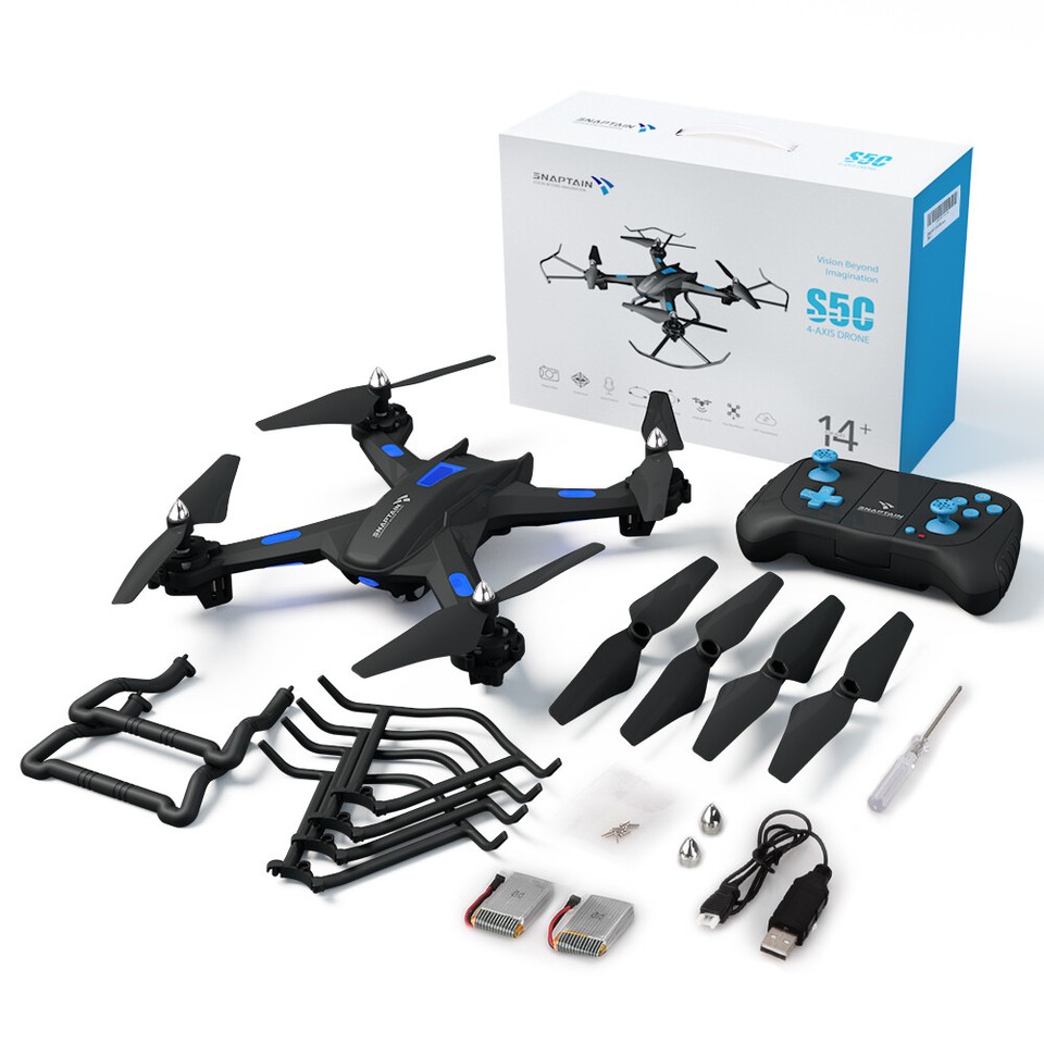 SNAPTAIN S5C WiFi FPV RC Drone 2K HD Camera Voice Gravity Sensor ...