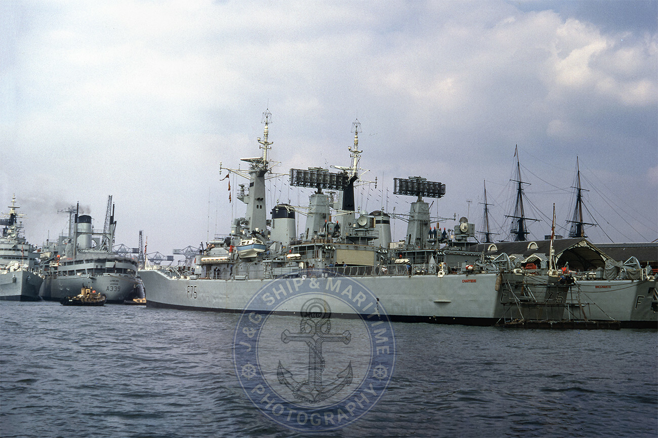Royal Navy Leander-Class Frigate HMS CHARYBDIS (F75) - 6x4 (10X15 ...
