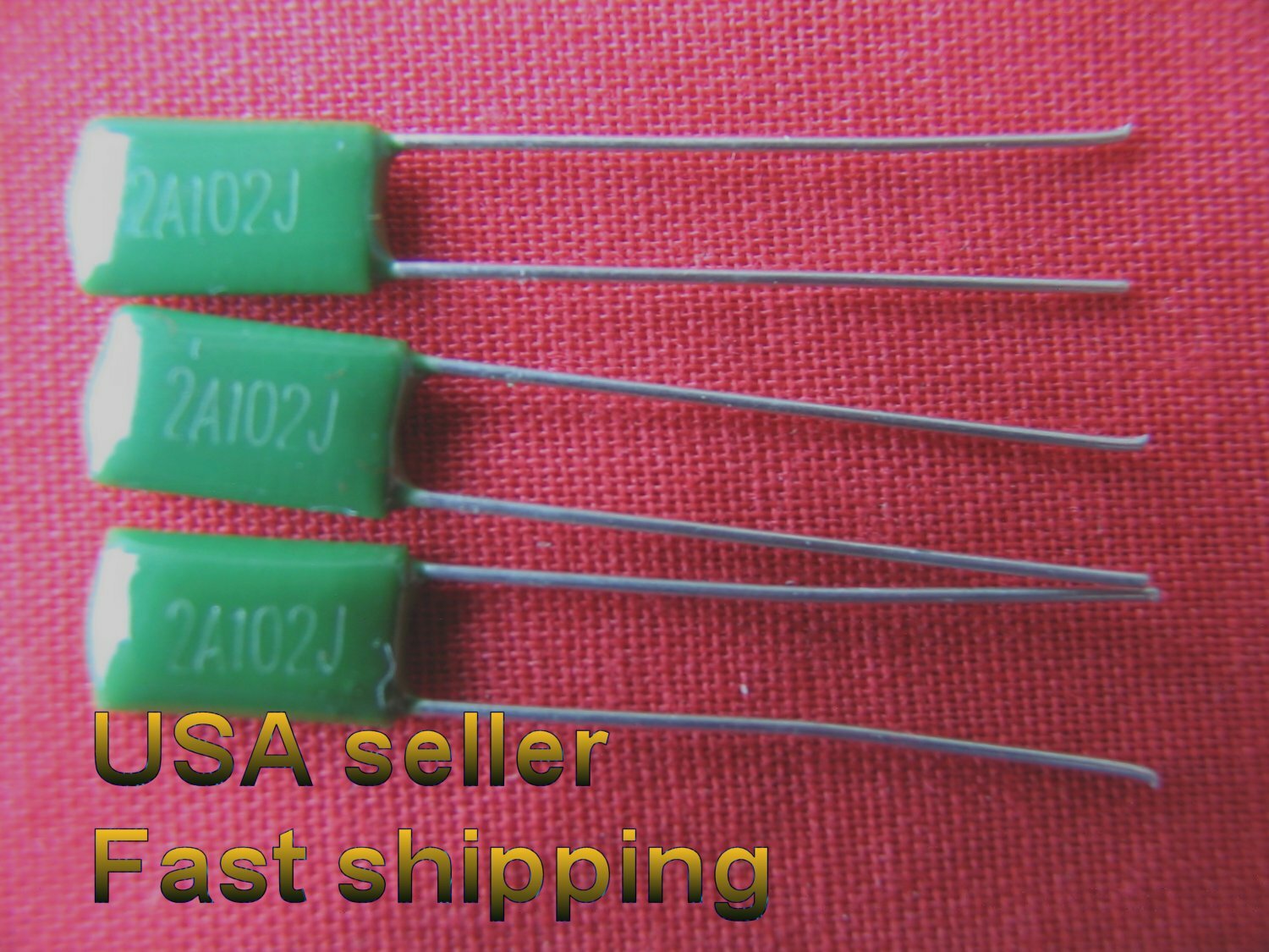 25 pcs - .001uf (0.001uf, 1nf) 100v metalized film poly capacitor | eBay