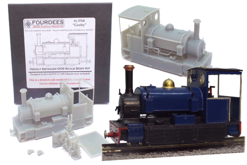 Fourdees Steam Locomotive 'Groby' 009 / OO9 Kit for Kato 11-109 Chassis ...