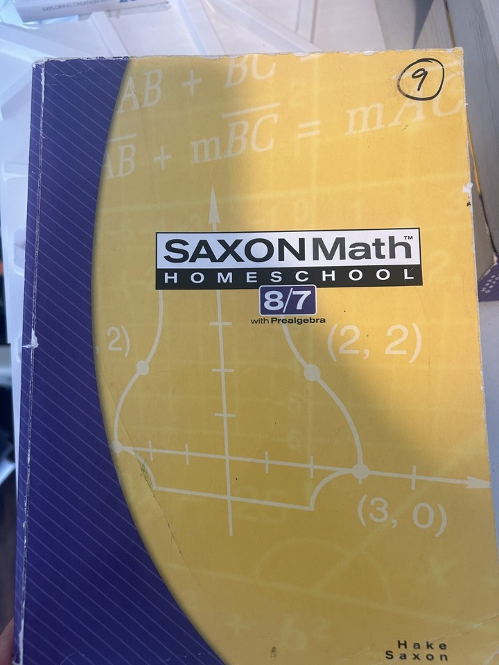 New Saxon Math 8/7, Homeschool Edition: Tests and Worksheets Pre ...
