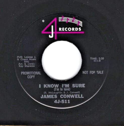 NORTHERN SOUL 45 James Conwell 4 J Records 511 *promo* | eBay