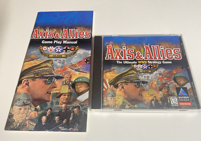 Axis & And Allies PC Game CD-ROM Windows 95/98 1998 Hasbro Interactive | eBay
