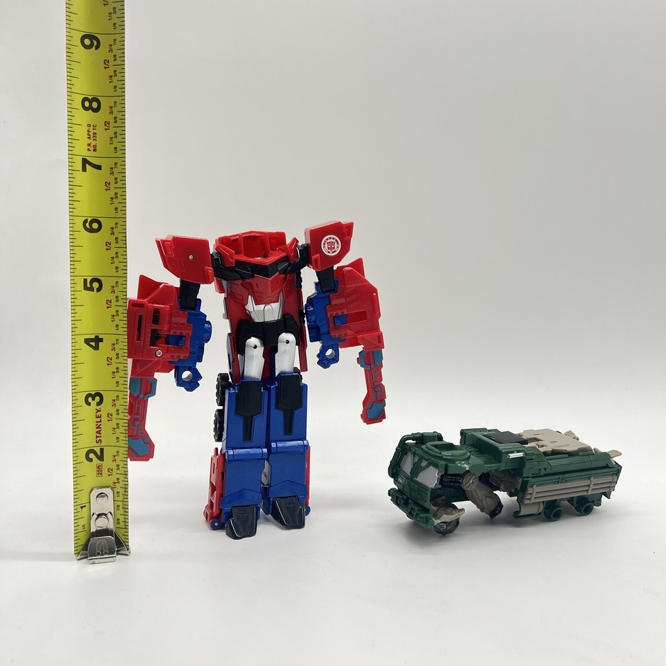 Optimus Prime Transformers Robot In Disguise Hyper Change Quick Draw Incomplete | eBay