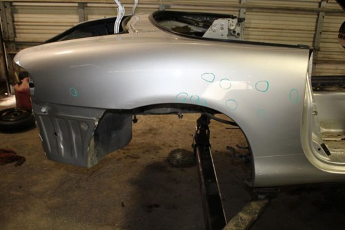 1999-2000 Mazda MX-5 Miata 1.8L Passenger Right Rear Silver Quarter ...