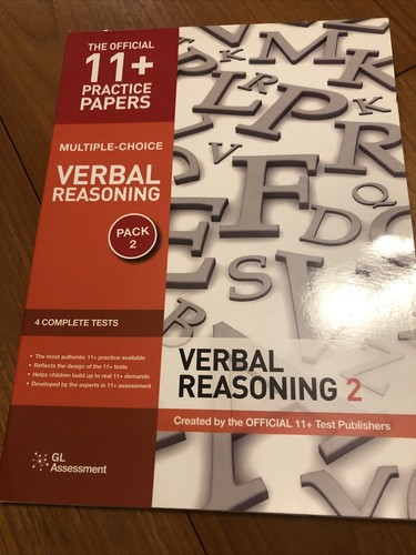 11+ Practice Papers, Verbal Reasoning Pack 2 (Multiple Choice): VR Test ...