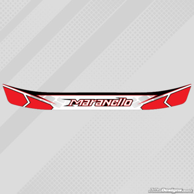 MARANELLO HELMET VISOR STICKER/STRIP - KARTING | eBay
