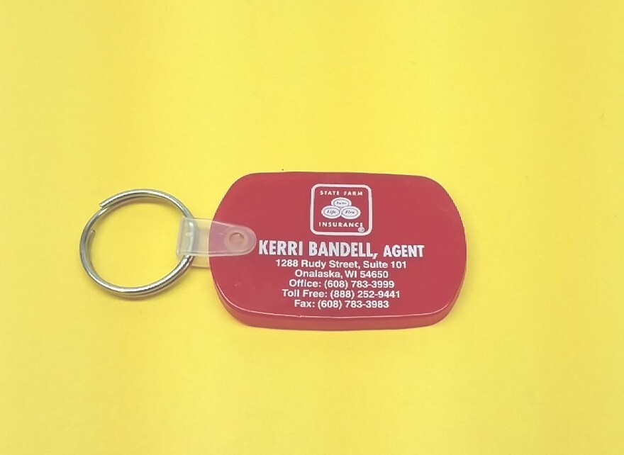 State Farm Insurance Agency Kerri Bandell Keychain Ring Onalaska ...