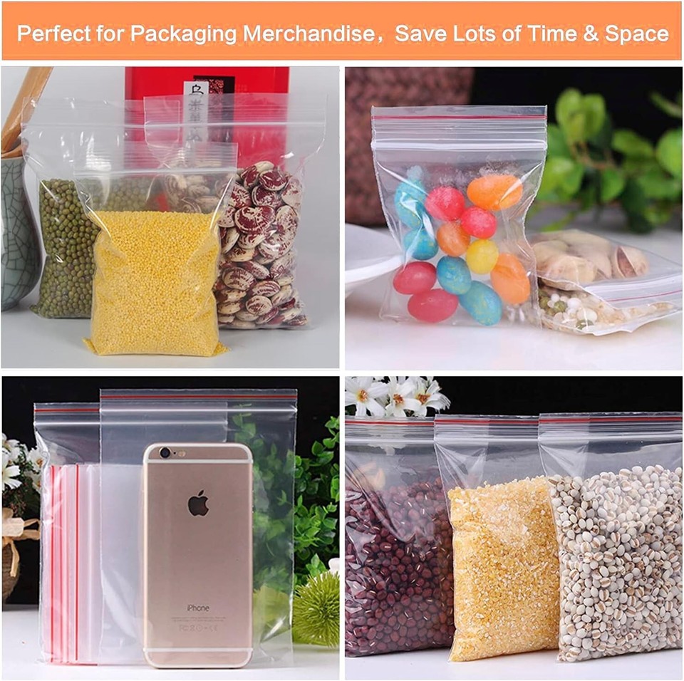 ProLine® 1000 6x9 Clear Zip and Lock Plastic Zipper Poly Locking ...