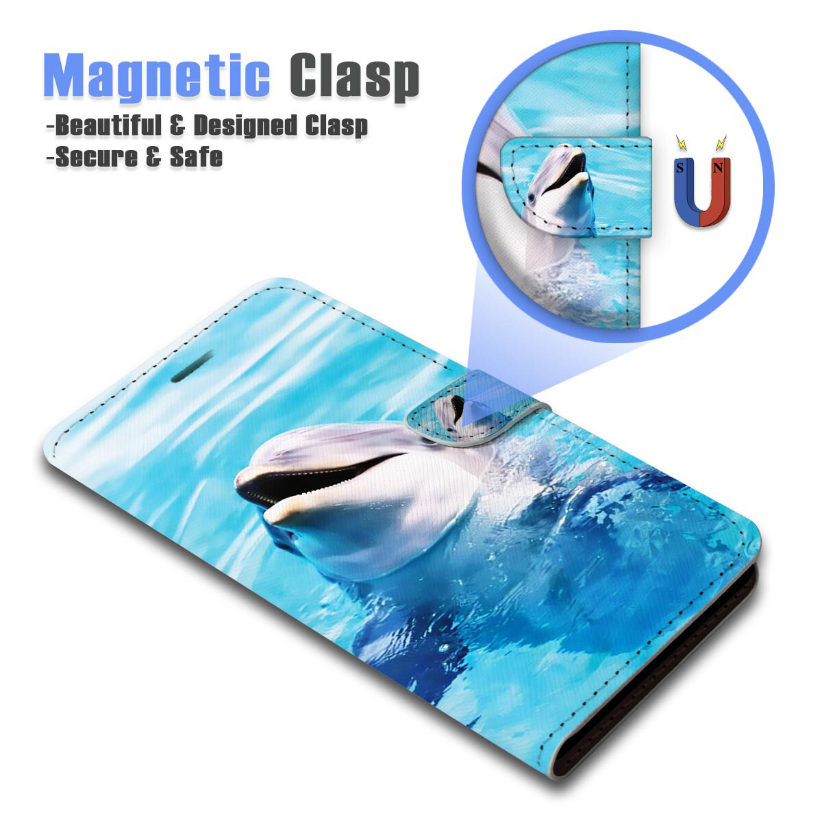 ( For Telstra Essential Pro 3 ) Flip Case Cover AJ23898 Dolphin | eBay