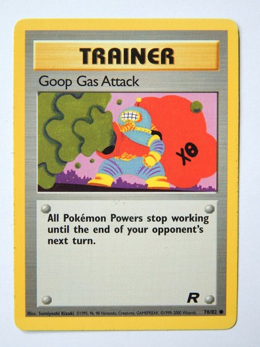Goop Gas Attack 78/82 (LP, Pokemon Card, Team Rocket, 2000, Trainer ...