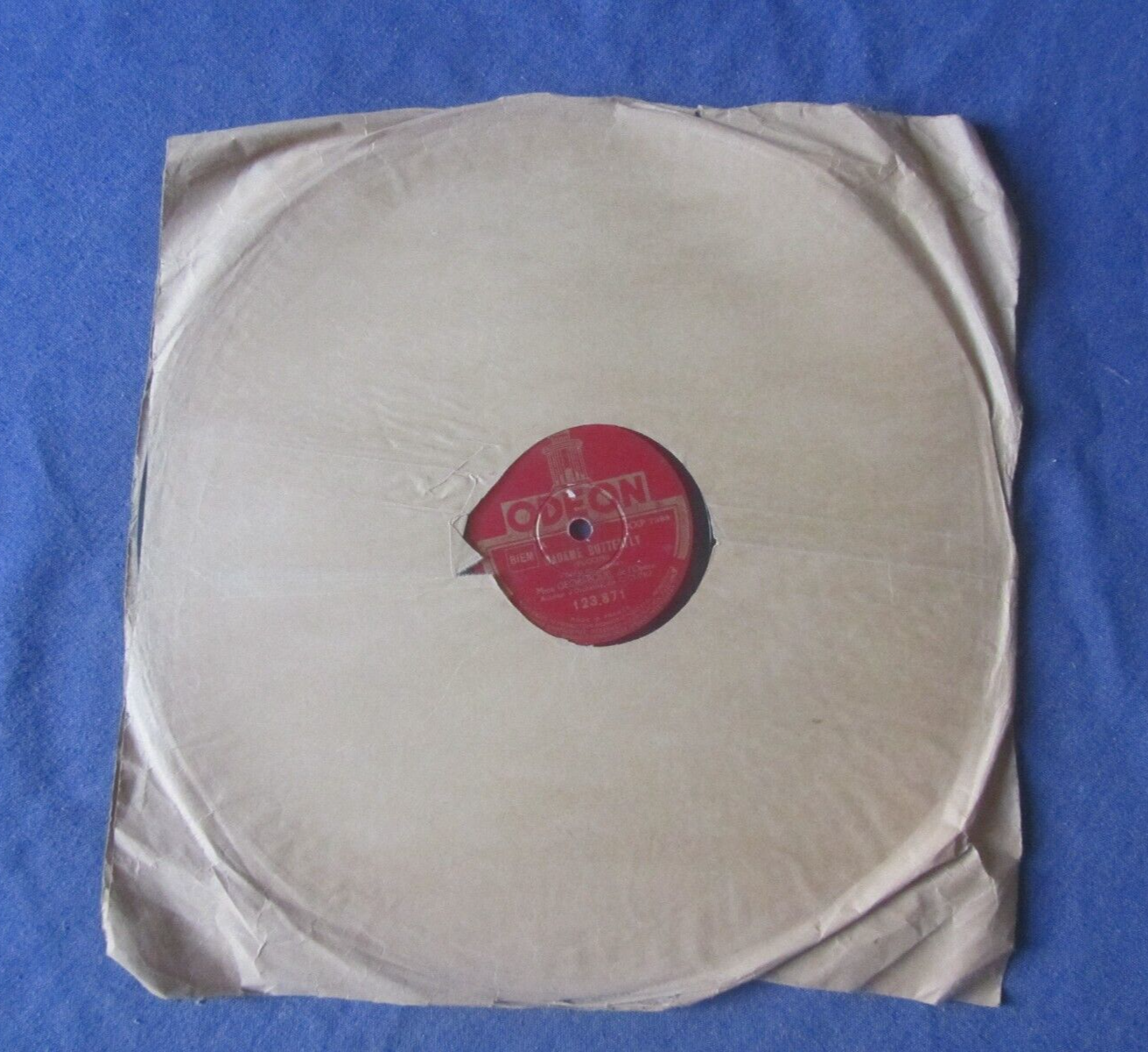 ANCIEN DISQUE 78 TOURS GEORI BOUE LA BOHEME / MADAME BUTTERFLY | eBay