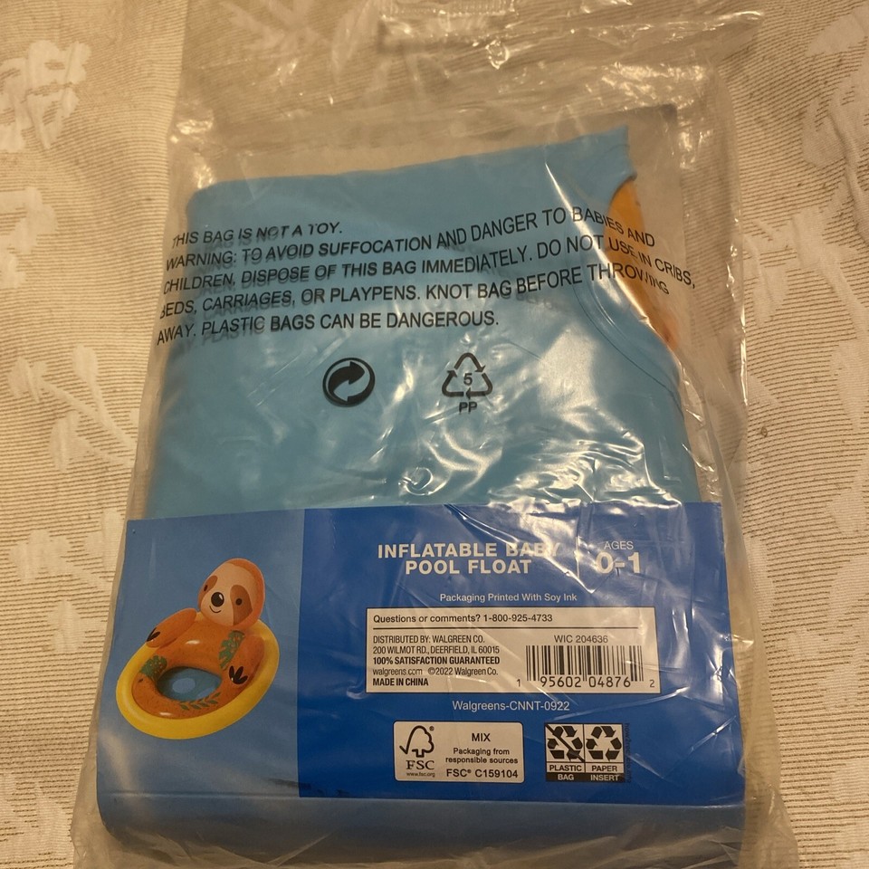 Water Sun & Fun Inflatable Baby Pool Float BEAR Design Kids Summer ...