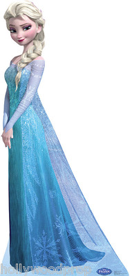 FROZEN ELSA DISNEY PRINCESS LIFESIZE CARDBOARD STANDUP STANDEE CUTOUT ...