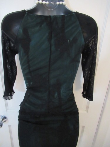 Karen Millen Vintage Pencil Wiggle Skirt & Milkmaid Wench Ribbon Top ...