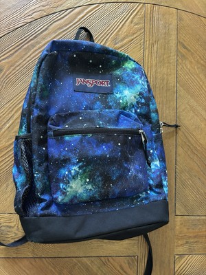 JANSPORT Backpack Unisex Crosstown Blue Cosmic Galaxy Backpack | eBay