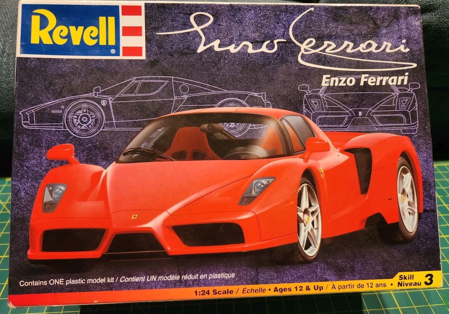 Vintage New Revell Enzo Ferrari 1/24 Scale Model Kit 2003 Plastic ...