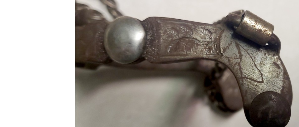 Vintage Metal Decorated Boot Spurs Pair Old Western Cowboy Cowgirl ...