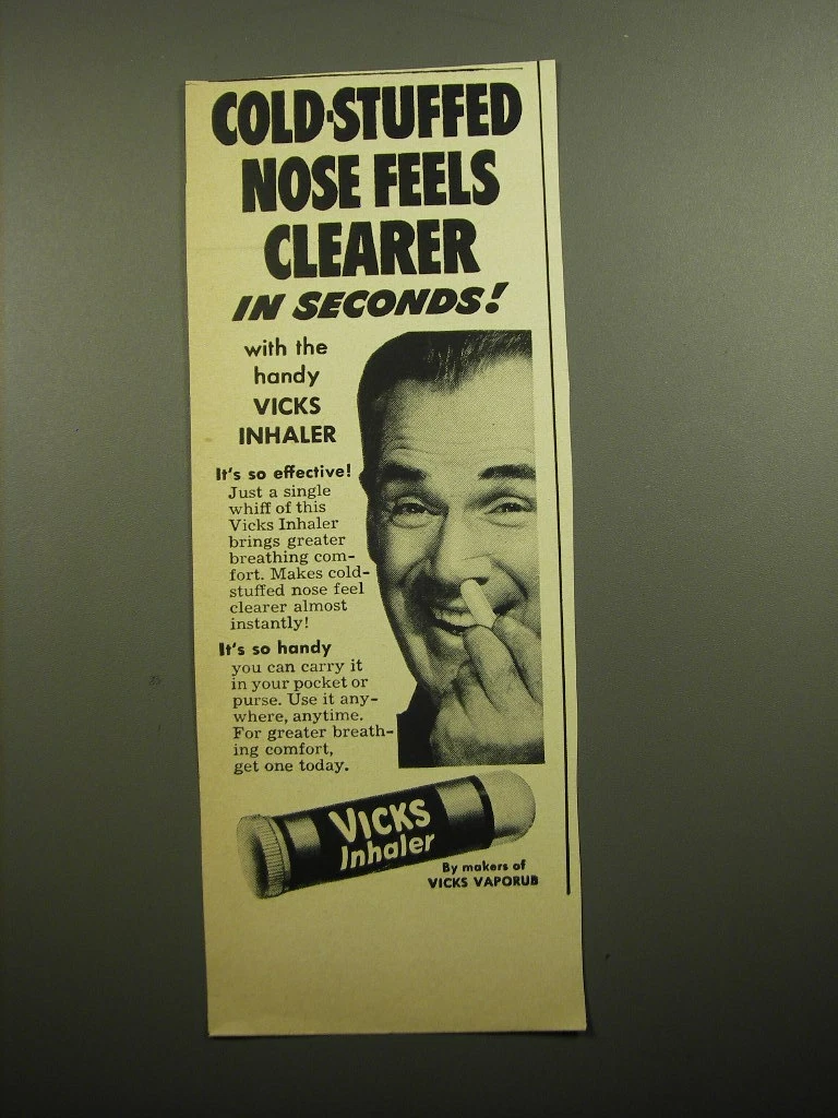 Vicks Inhaler Ads