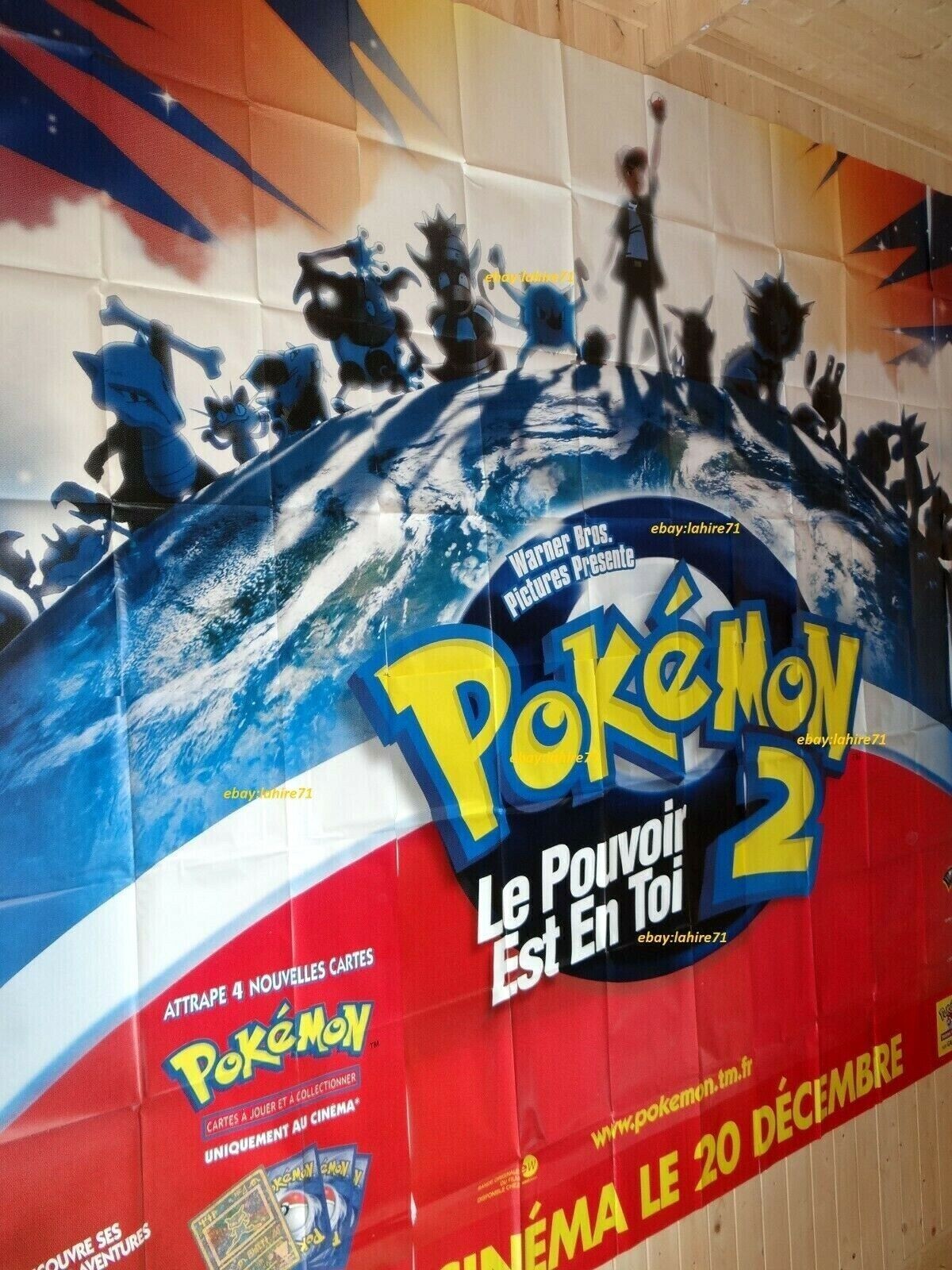 POKEMON 2 Kunihiko Yuyama manga , japon movie poster french BILLBOARD 8 ...