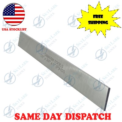 Brand New Cut Off Parting Blade High Speed Steel 1/8 Inch x 3/4 Inch x ...