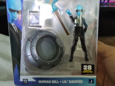 Fortnite Human Bill + Lil' Saucer 4-inch Articulated Figure Emote ...